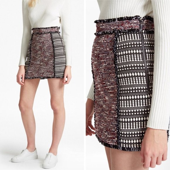 French Connection | Skirts | French Connection Pixel Mix Cotton Mini A ...